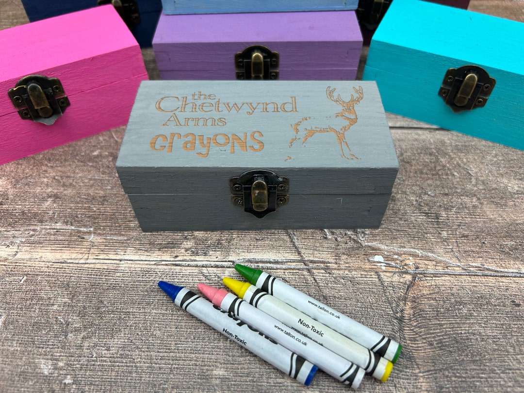 Crayon Boxes Grey for Cafes Bars and Restaurants Table Accessories ...
