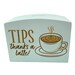 Thanks A Latte Coffee Shop Cafe Tip Jar Wooden Money Box for Café ...