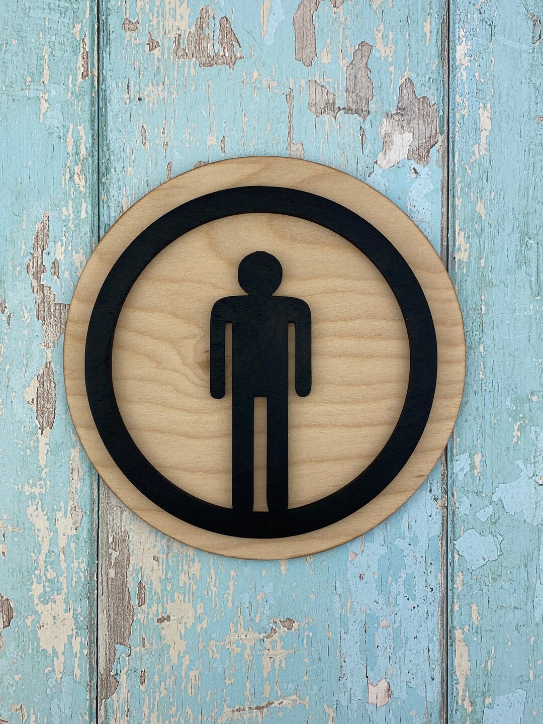 Gentlemen Men Gents Bathroom Sign Handmade Restaurant Bar Decor Toilets ...