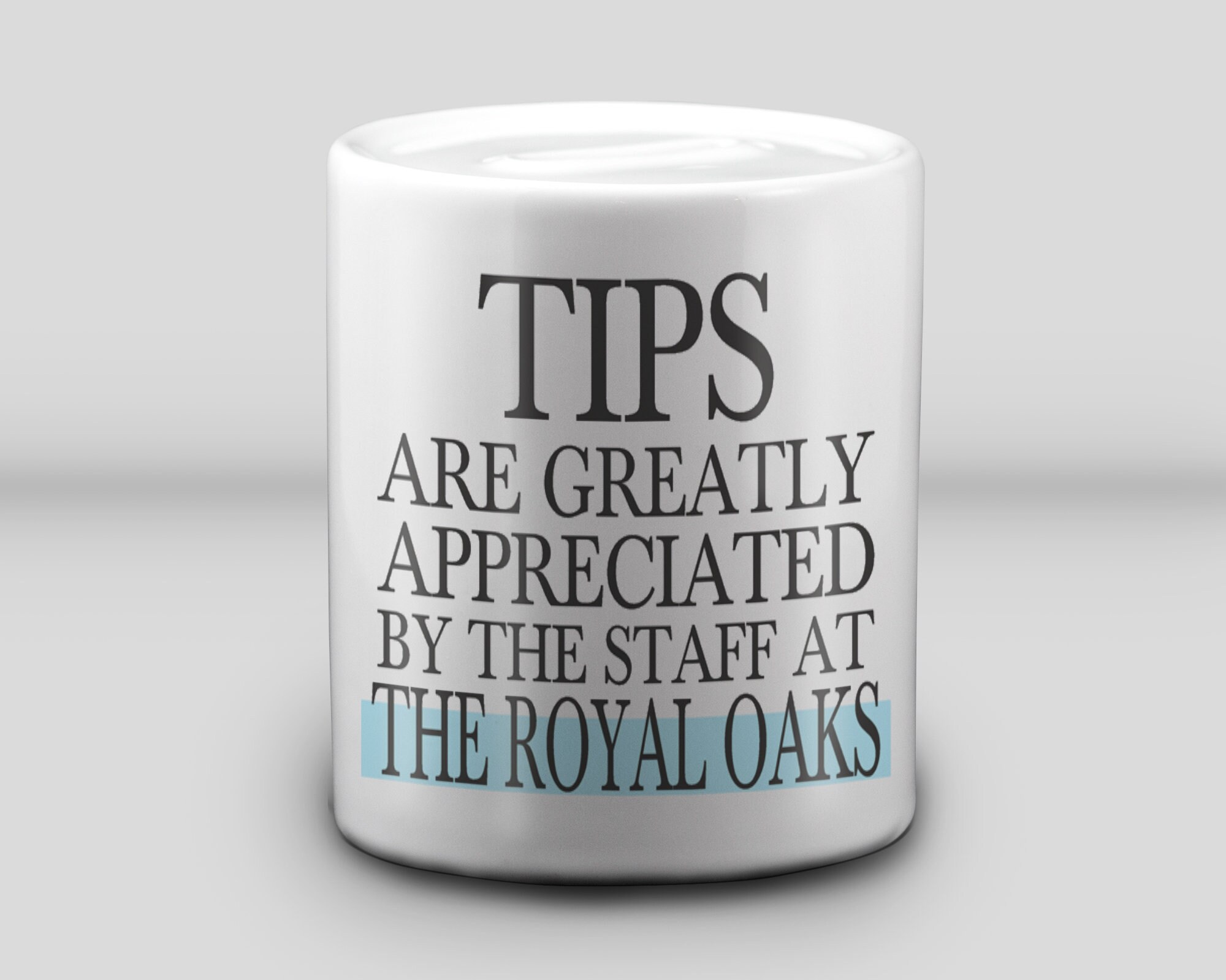 Branded Tips Are Appreciated Tip Jar for Café Bar Hotel - Etsy UK