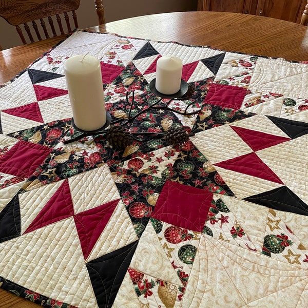 Quilted Table Topper - Etsy