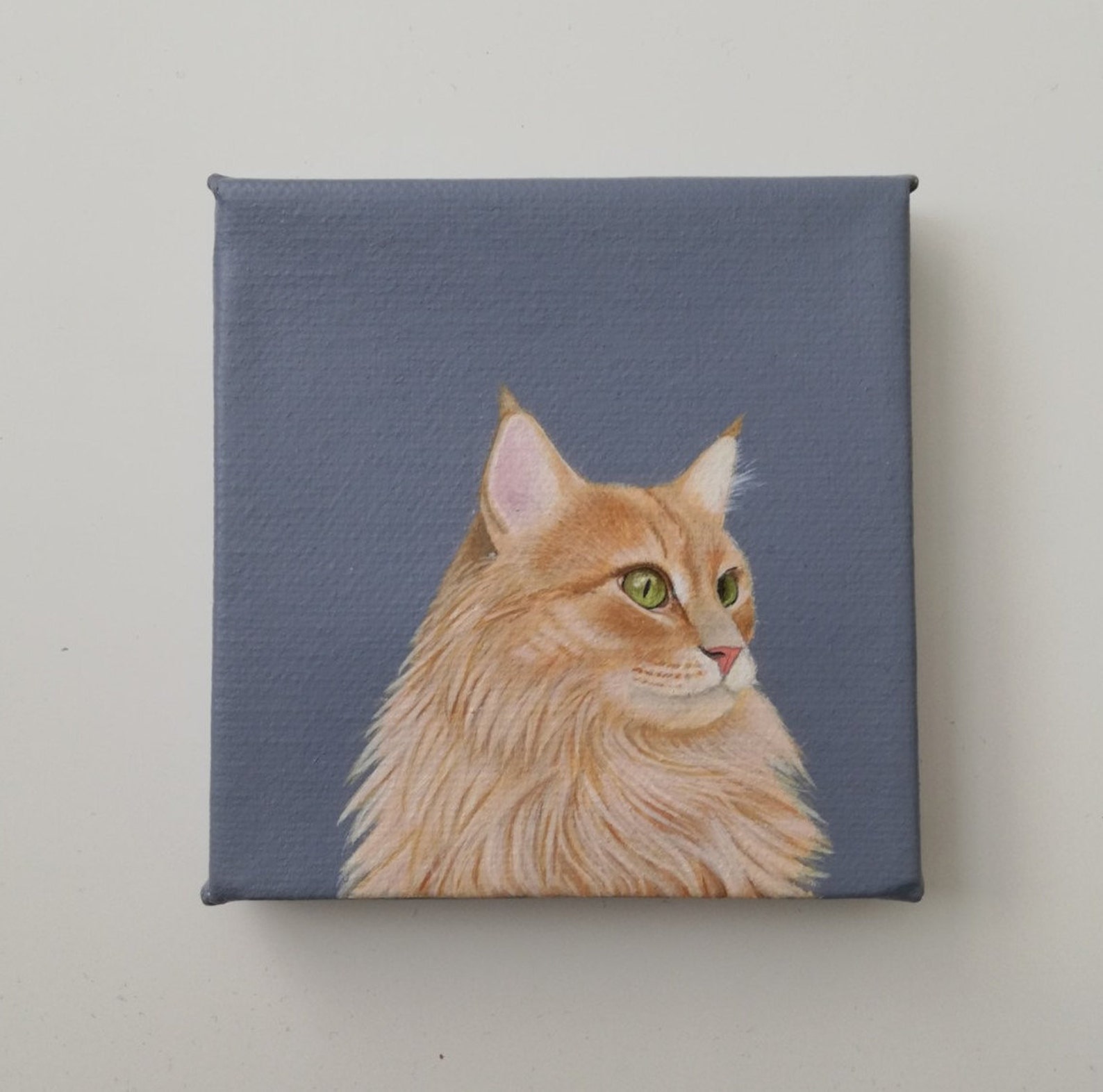 Custom Pet Portrait Acrylic Painting - Etsy UK