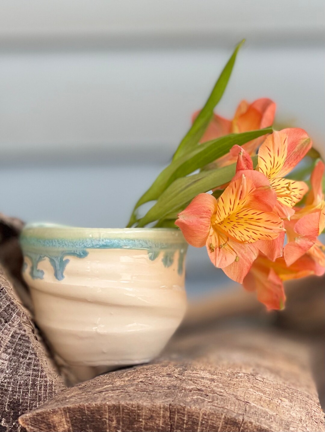 Irregular Shaped Wave Cup, Twisted Asymmetrical Ceramic Cup, Curvy ...