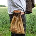 Leather & Canvas Forage Bag - PDF Pattern - Etsy