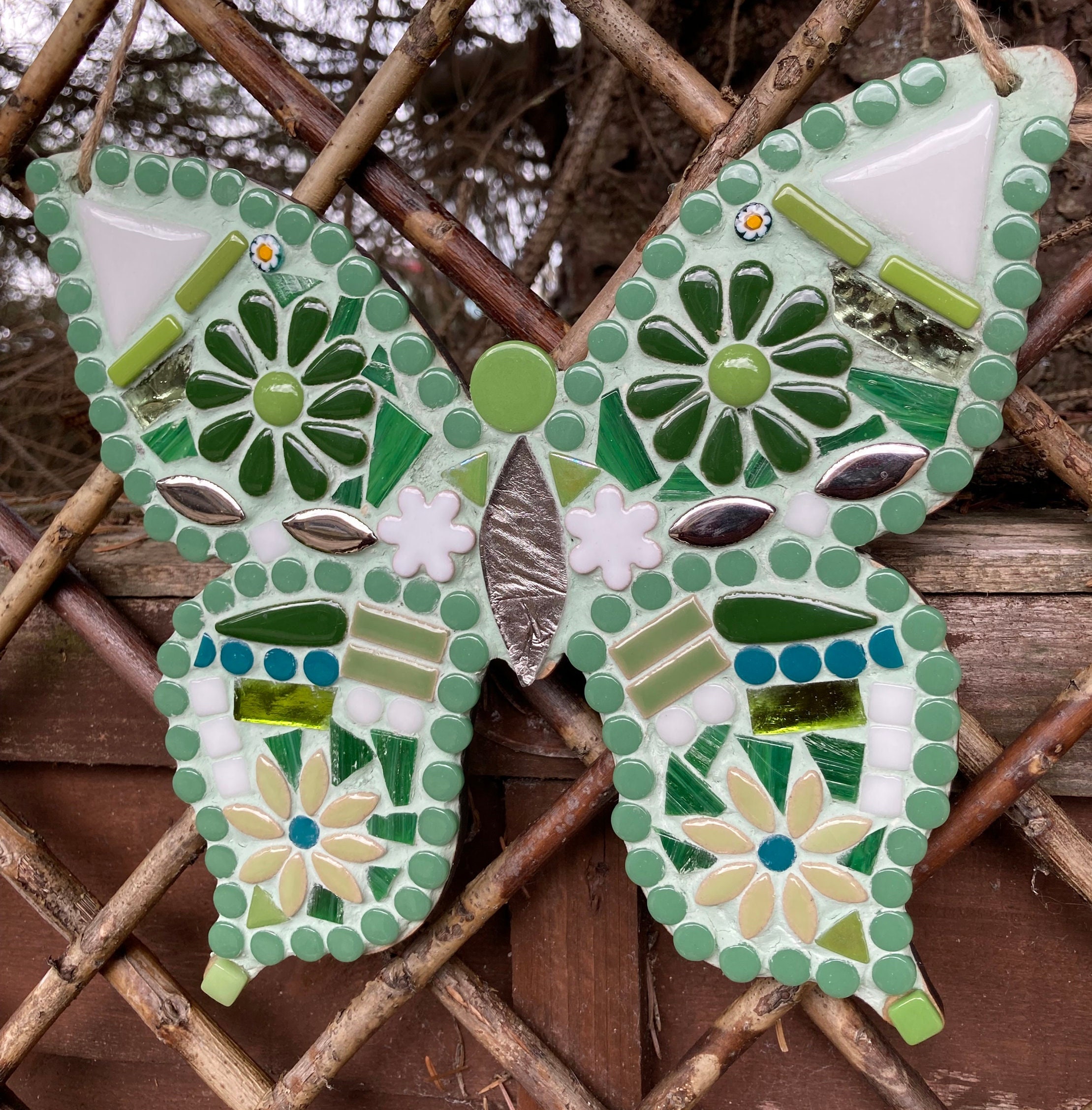 Mosaic Patterns Butterfly