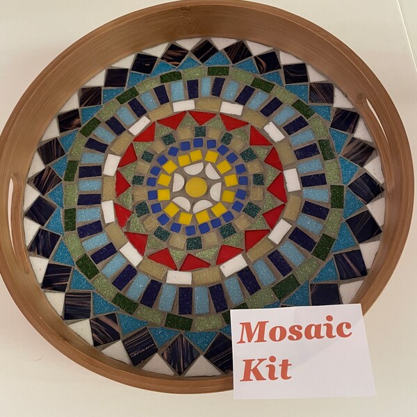 Mosaic Tray - Etsy