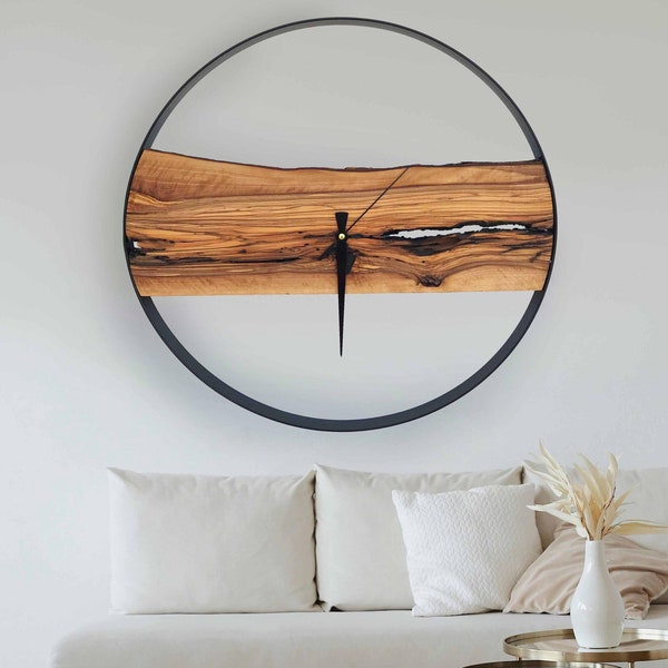 Rustic Wall Clock Etsy