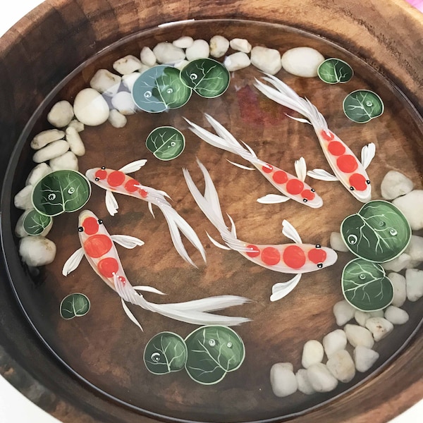 Resin Koi Fish - Etsy