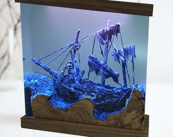Pirate Ship Epoxy - Etsy