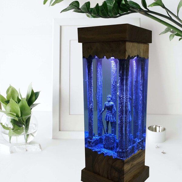 Epoxy Resin Lamp - Etsy