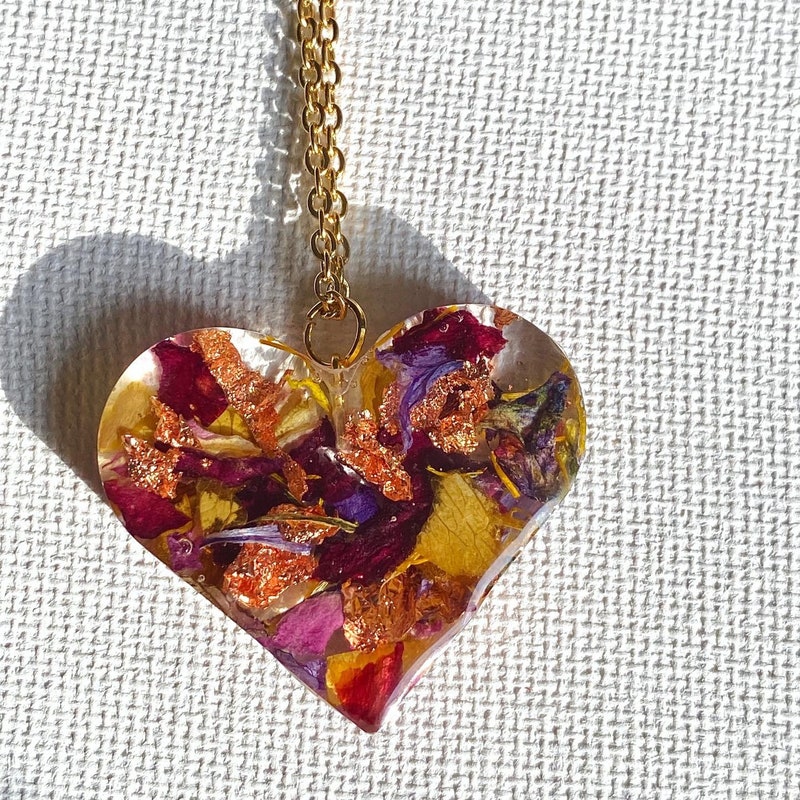 Resin Necklace - Etsy