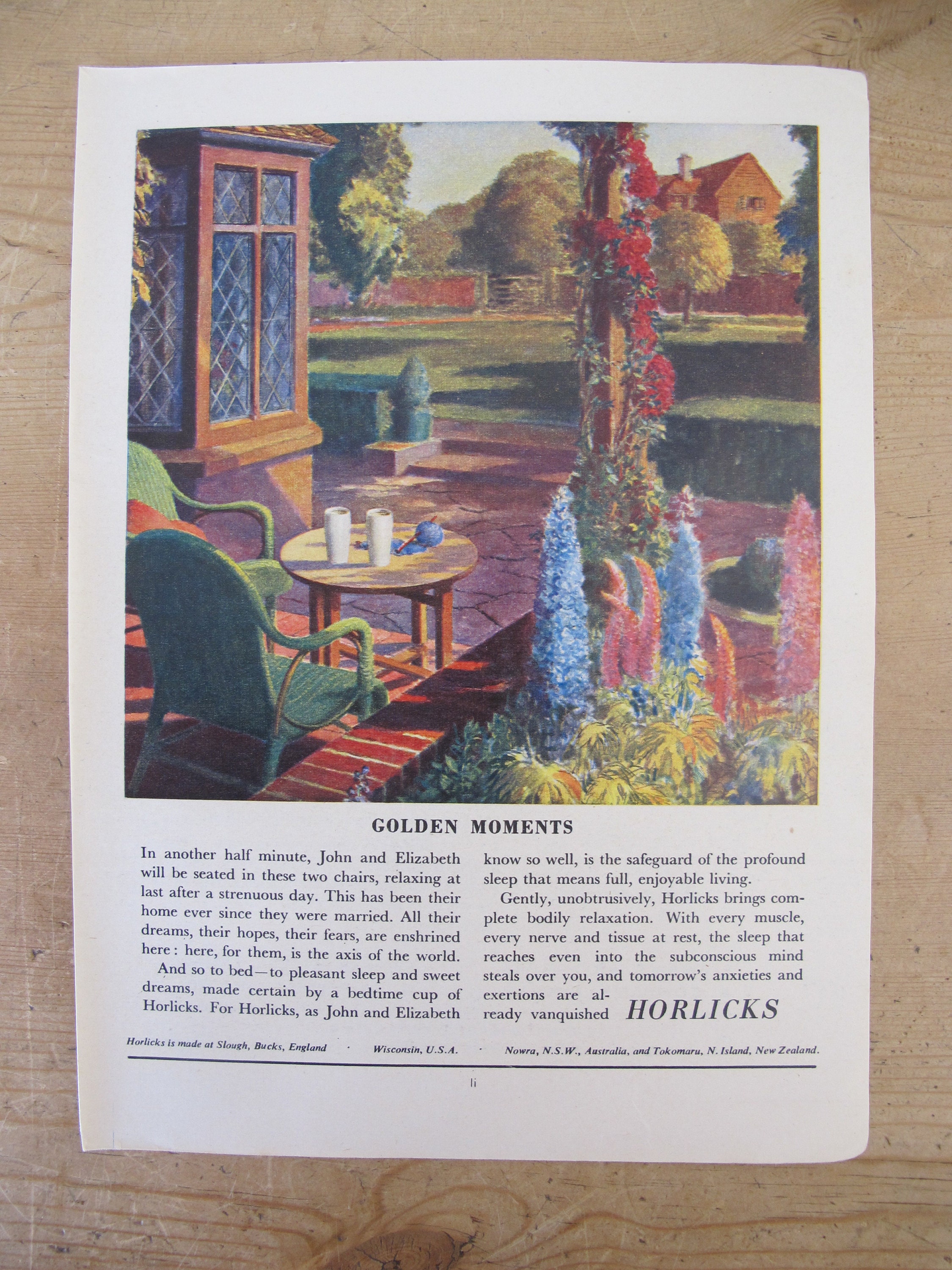 Horlicks - Vintage Magazine Advertisement 1951 From Festival of Britain ...