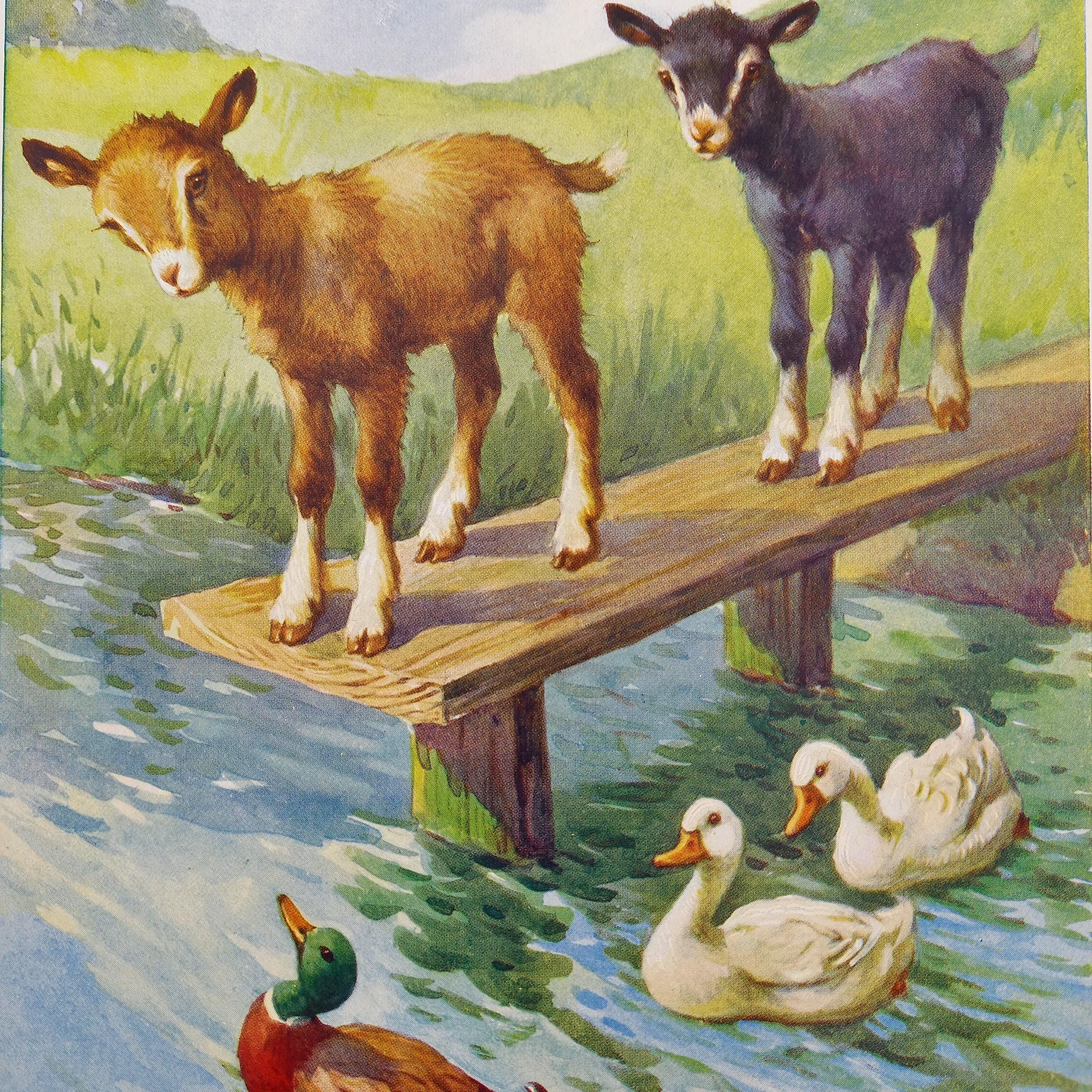 Vintage Print - It's Deep, From a 1930s Children's Book - Nursery Print ...