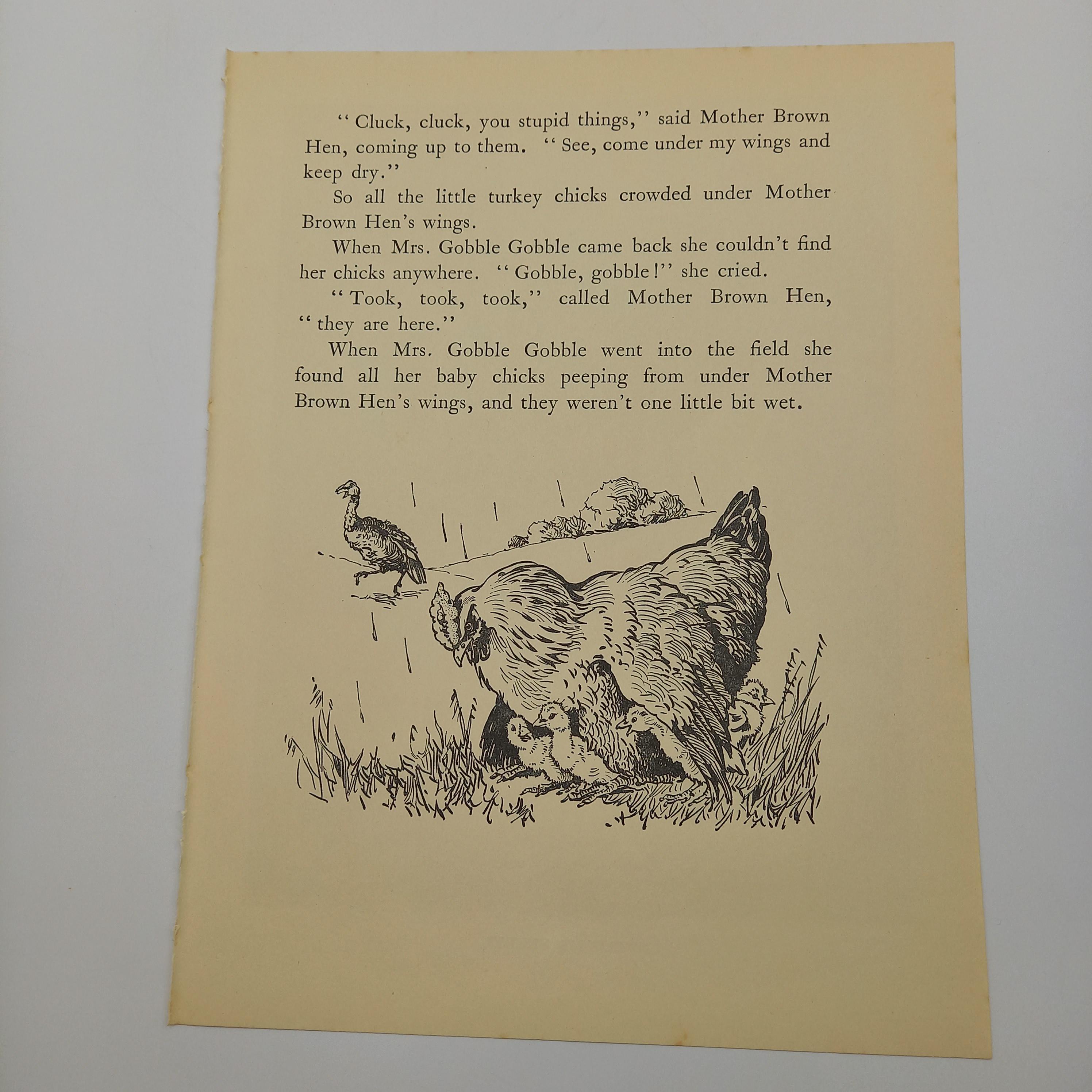 Vintage Print - Unwelcome Visitor, From a 1930s Children's Book ...