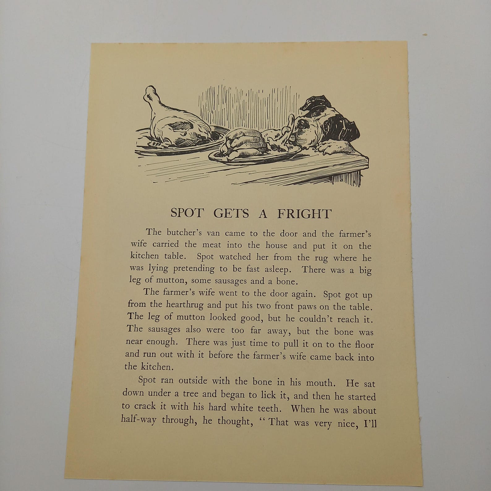 Vintage Print - It's Deep, From a 1930s Children's Book - Nursery Print ...