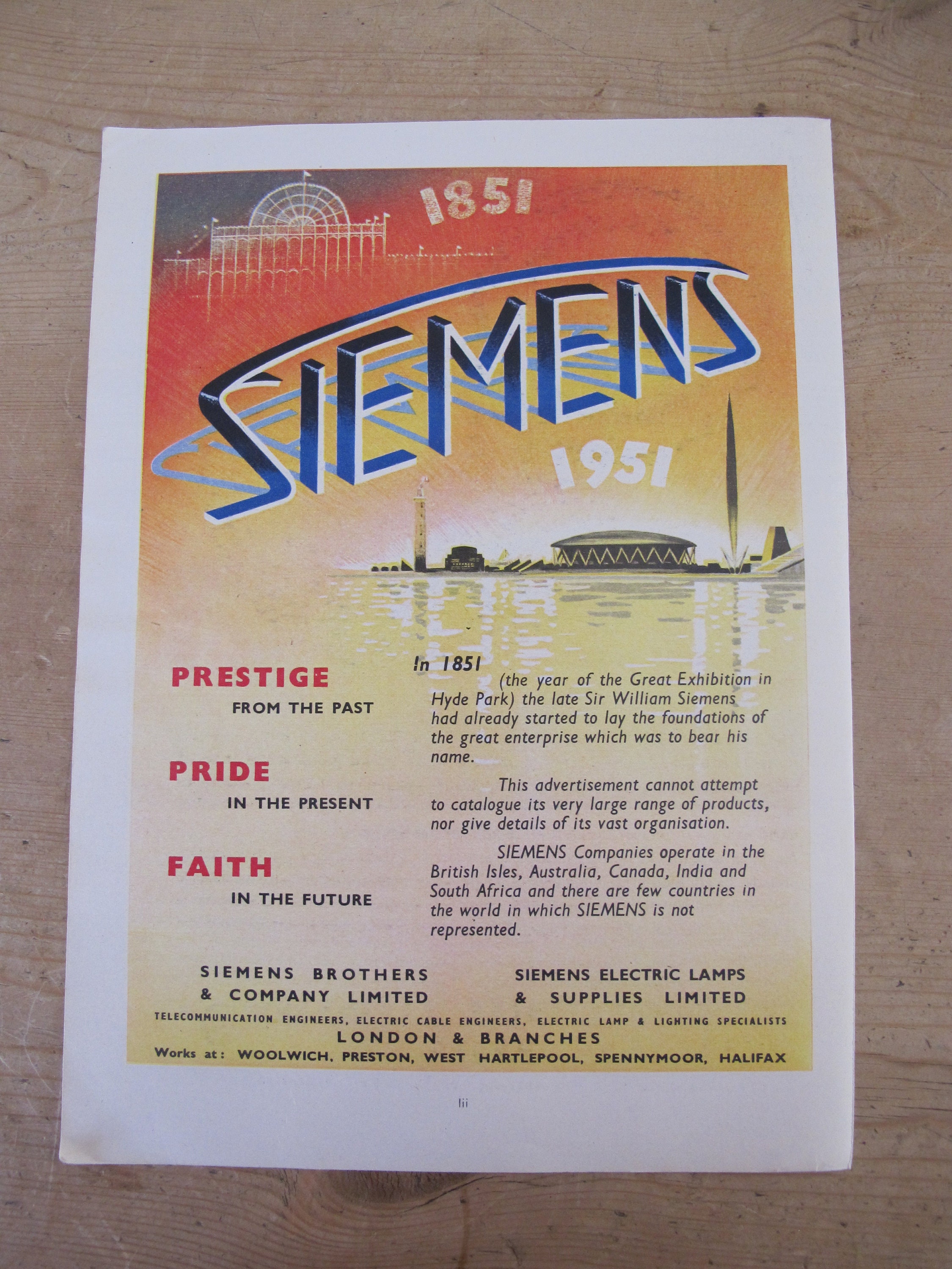 Horlicks - Vintage Magazine Advertisement 1951 From Festival of Britain ...