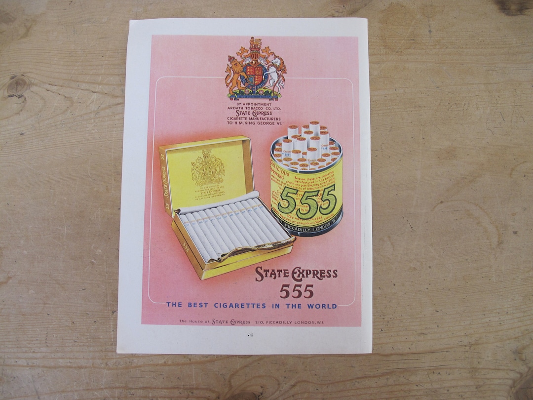 State Express 555 Cigarettes - Vintage Magazine Advertisement 1951 From ...