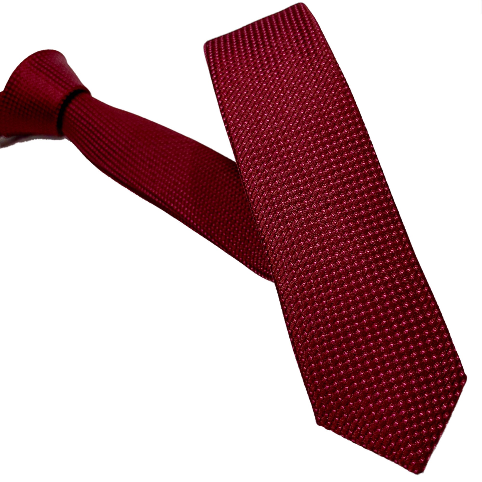 Extra Slim Red Dotted Embossed Pattern on Maroon Background - Etsy