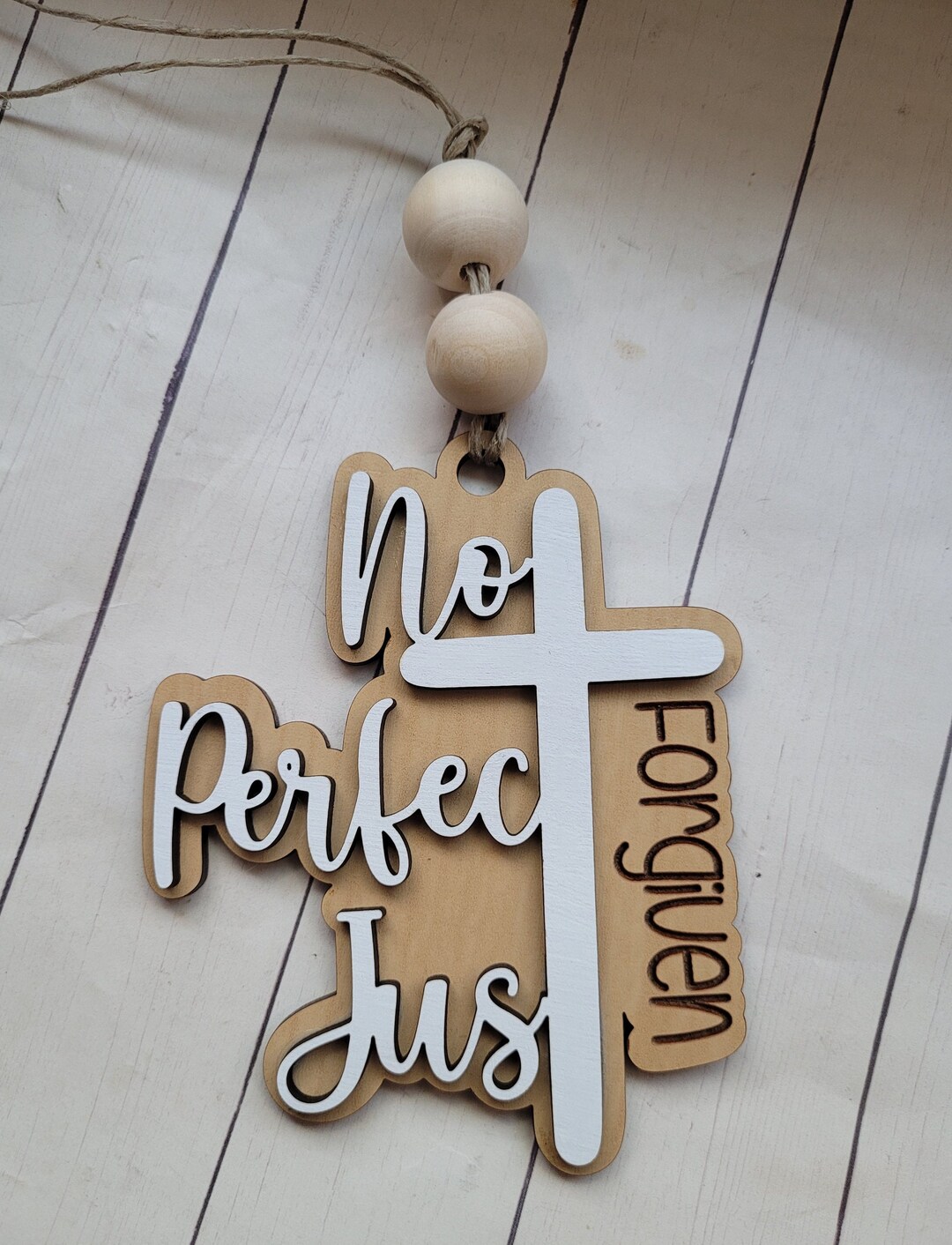 Religious Car Charm, Faith Charm, Car Mirror Charm, Christian Car Charm ...