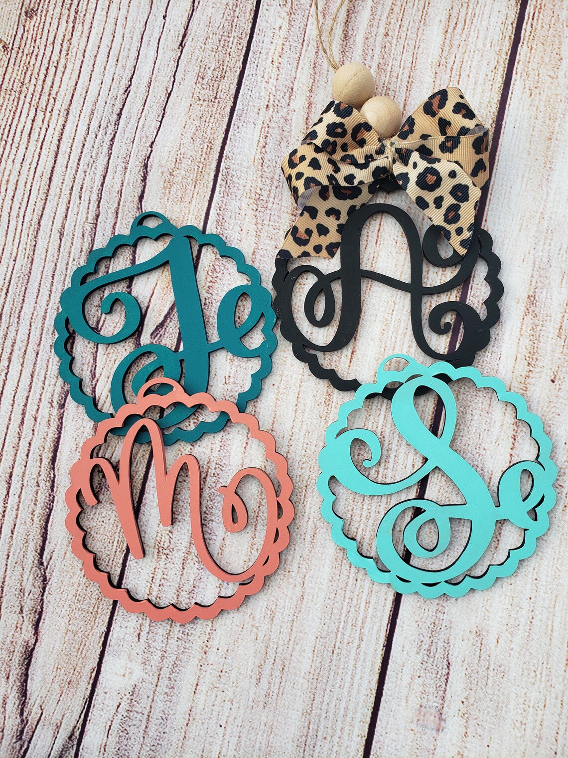 Monogram Car Charm Letter Car Charm Car TasselA-Z | Etsy