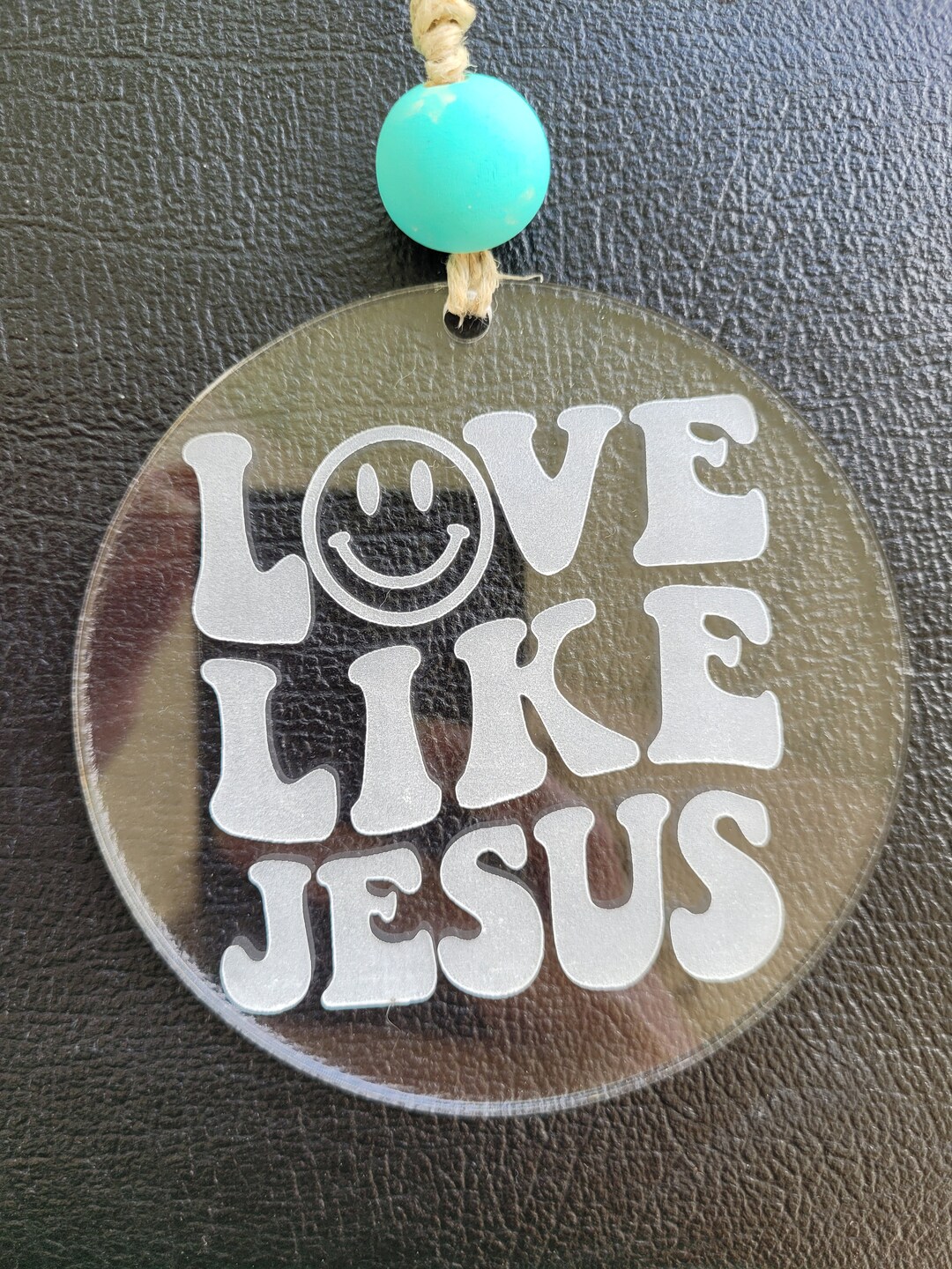 Love Like Jesus Car Charm, Boho Car Charm, Christiansign, Jesus Sign ...