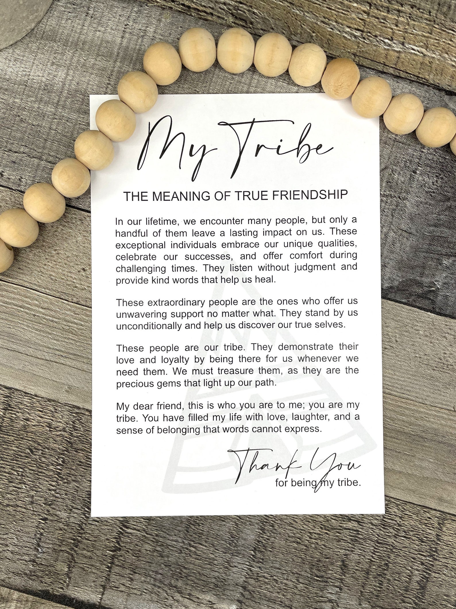 My Tribe Charm, Friendship Charm, Tribe Ornament, Friendship Ornament ...