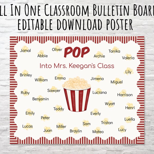 Bulletin Board Classroom - Etsy