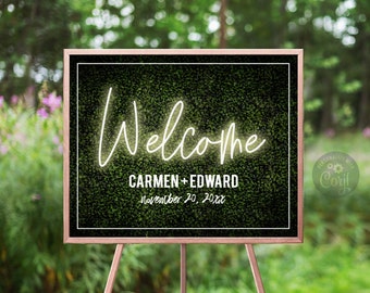 Greenery Neon Sign - Etsy