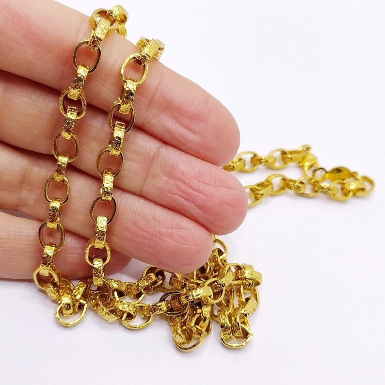 Vintage Cable Chain 90s Chunky Chain Necklace NAPIER Gold - Etsy