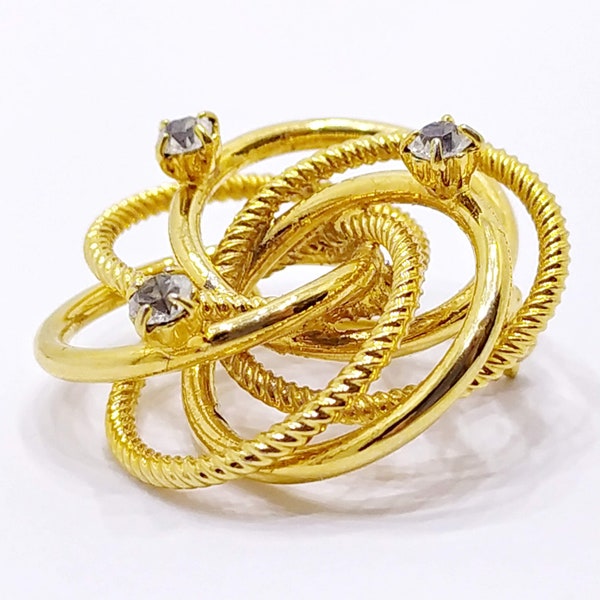 Interlocking Circles Brooch - Etsy