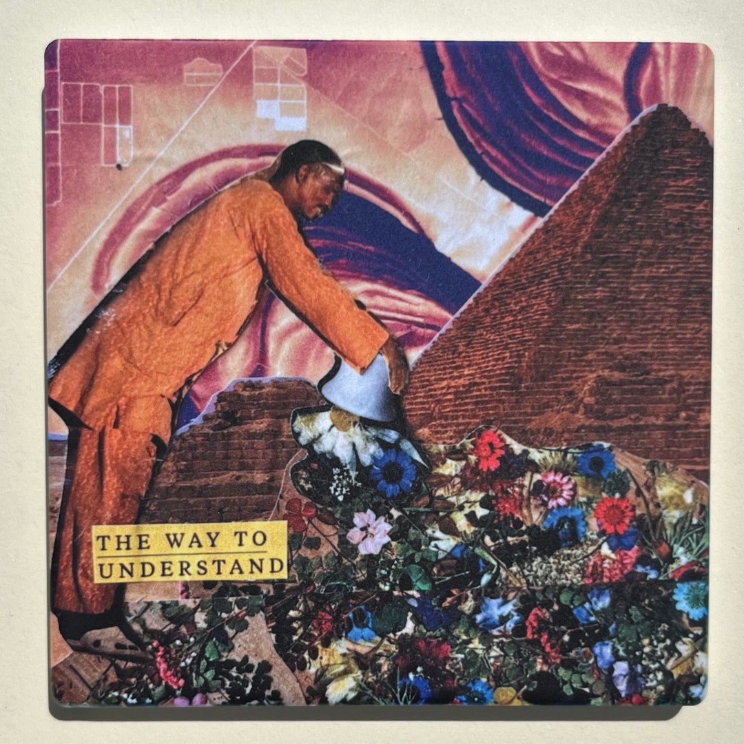 Coaster, 4x4, Unique Collage Design - Etsy