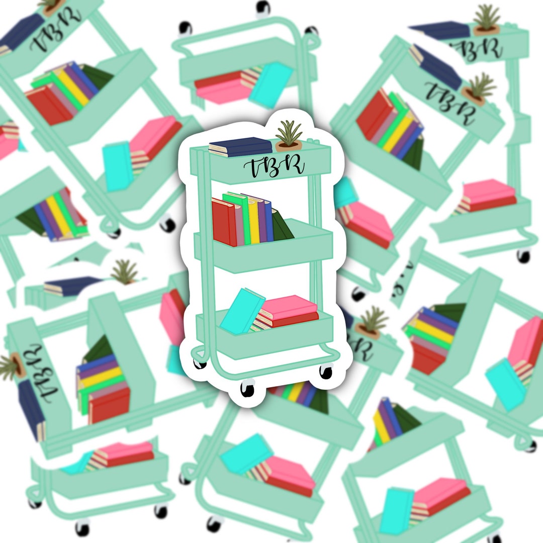 TBR Cart Vinyl Sticker - Etsy