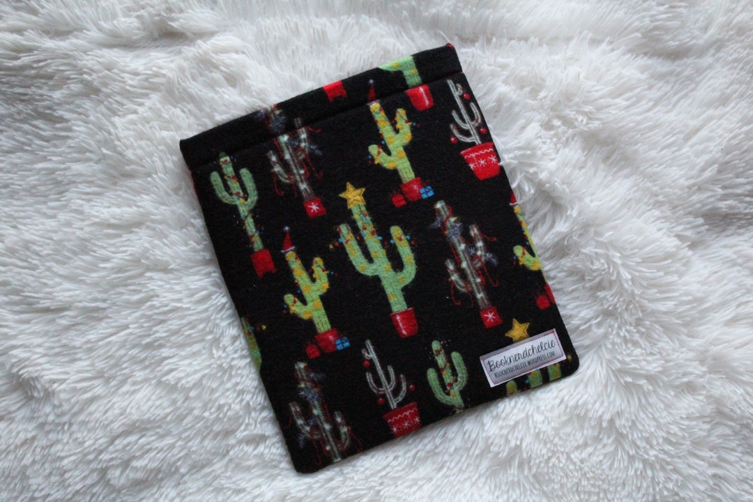 Christmas Cactus Book Sleeve (hardcover) - Etsy