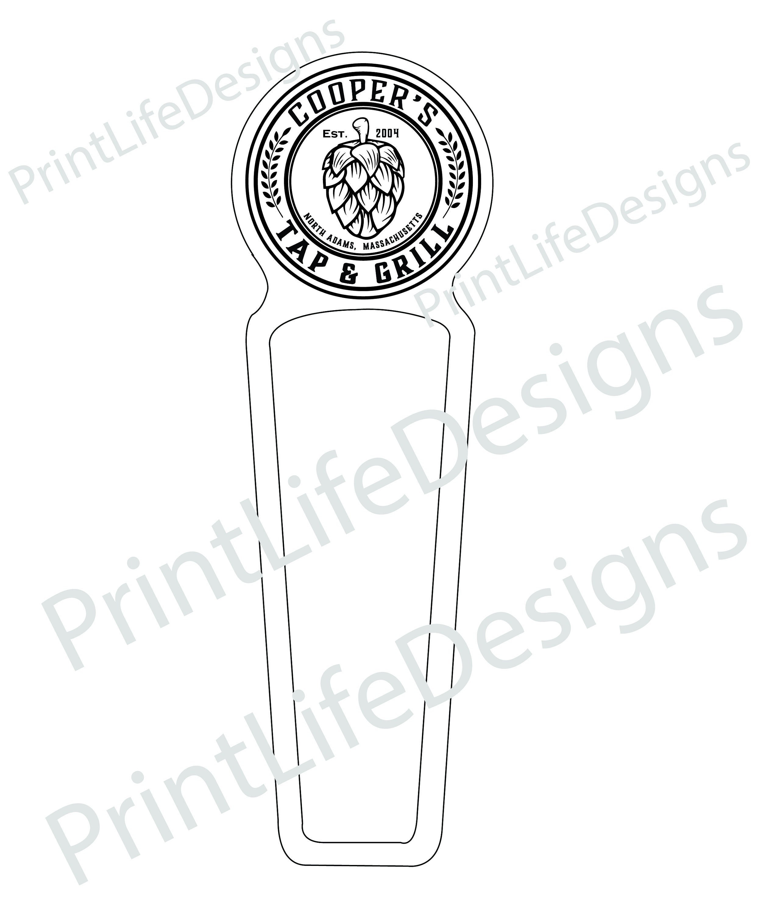Tap Handle SVG Keg, Amber IPA Stout Home Bar Beer SVG Tap Handles Tap ...