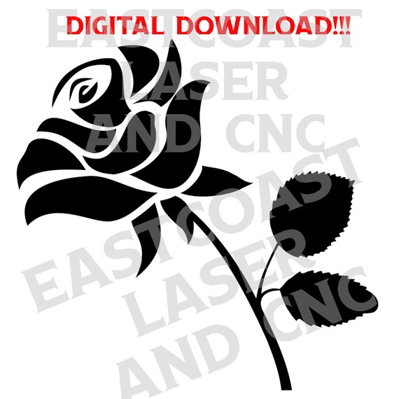 Premium Rose SVG Instant Digital Download Svg Ai Files for - Etsy