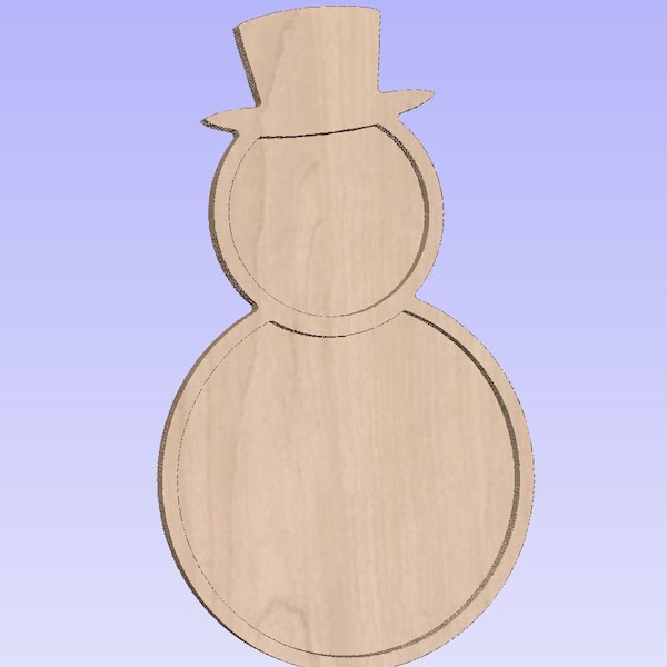 Cnc Files for Snowman - Etsy