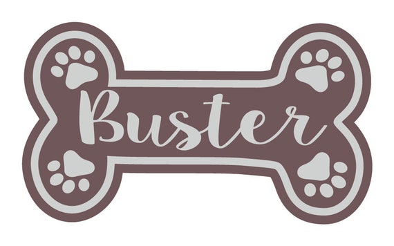 Premium Dog Bone Name Sign SVG Digital File to Make Your Own - Etsy