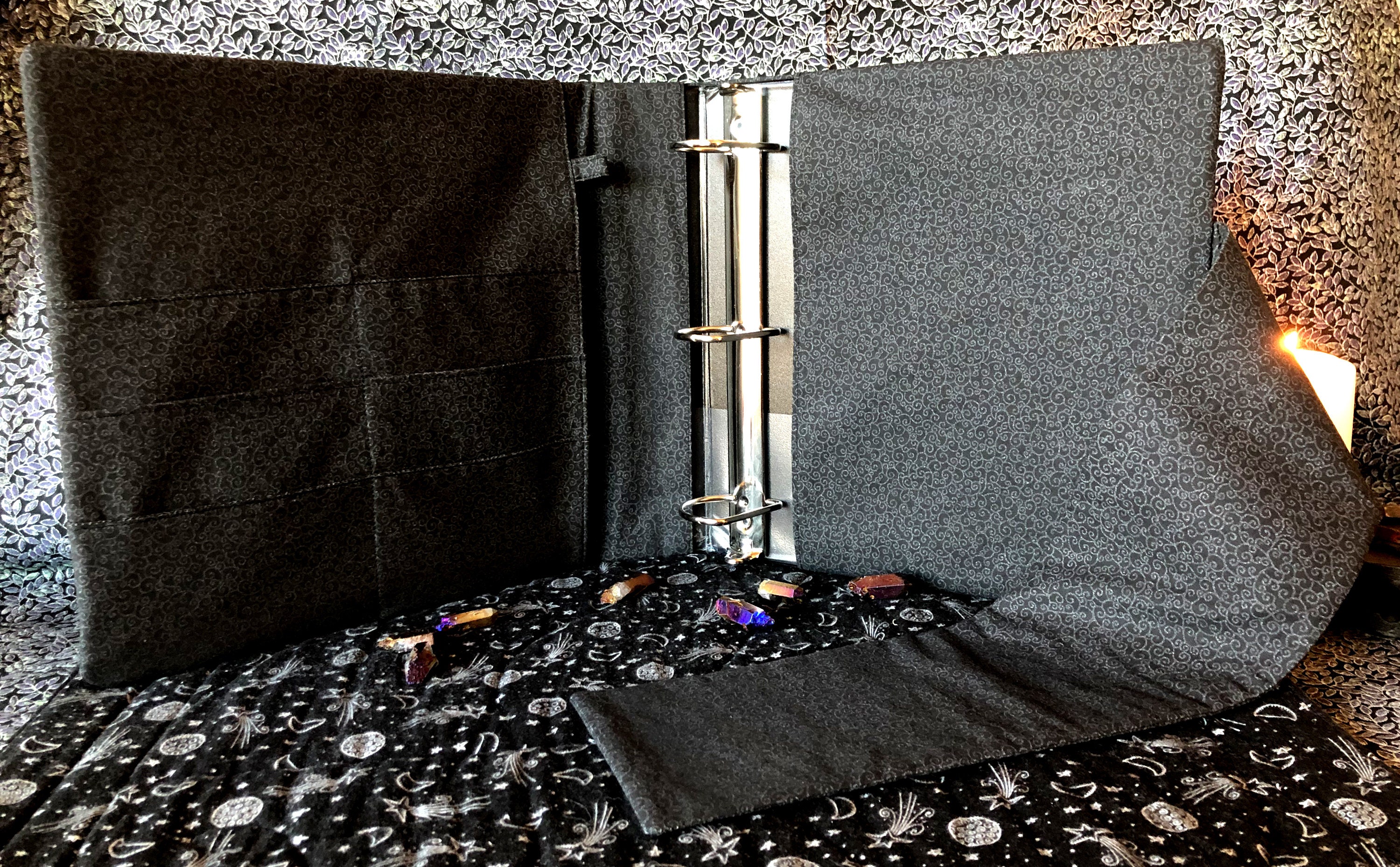 Book of Shadows Binder, 3-ring Binder, Spellbook Binder, Wiccan ...