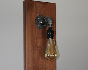 Floating Nightstand With Light and Outlet - Etsy