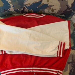 Red Varsity Jacket - Etsy