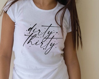 Dirty Thirty Clipart - Etsy