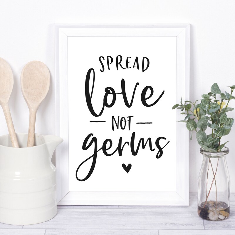 Spread Love Not Germ - Etsy