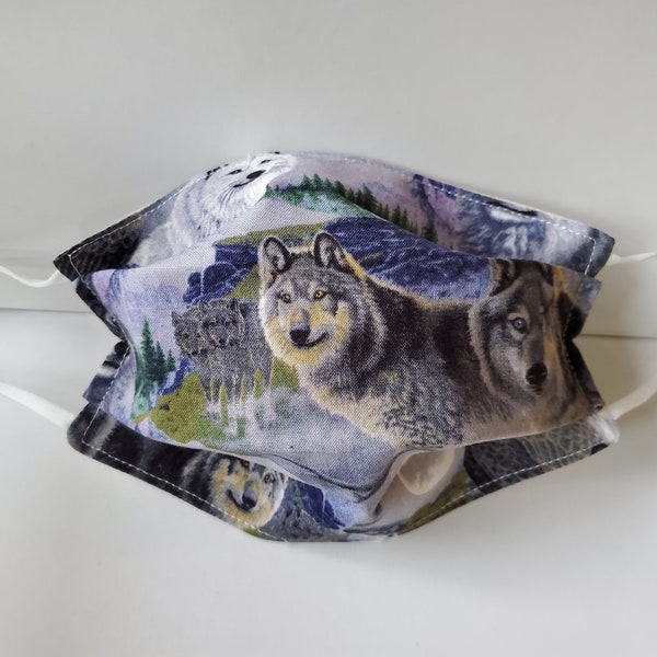Wolf Face Mask - Etsy