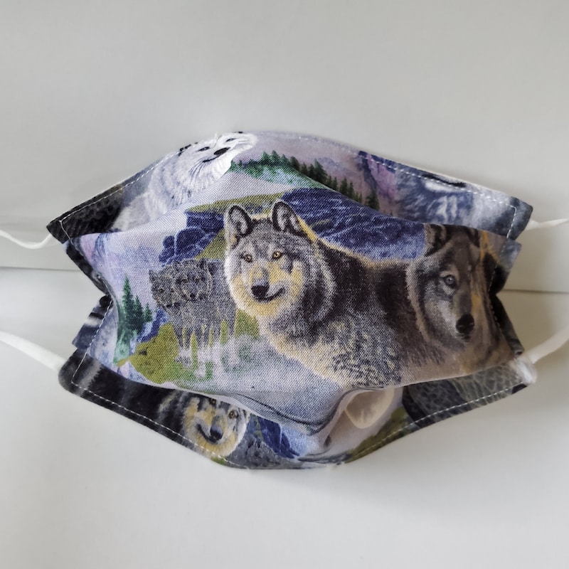 Wolf Face Mask - Etsy