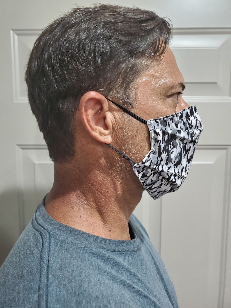 Brown Face Mask 100% Cotton. Reusable and Washable. Adult | Etsy