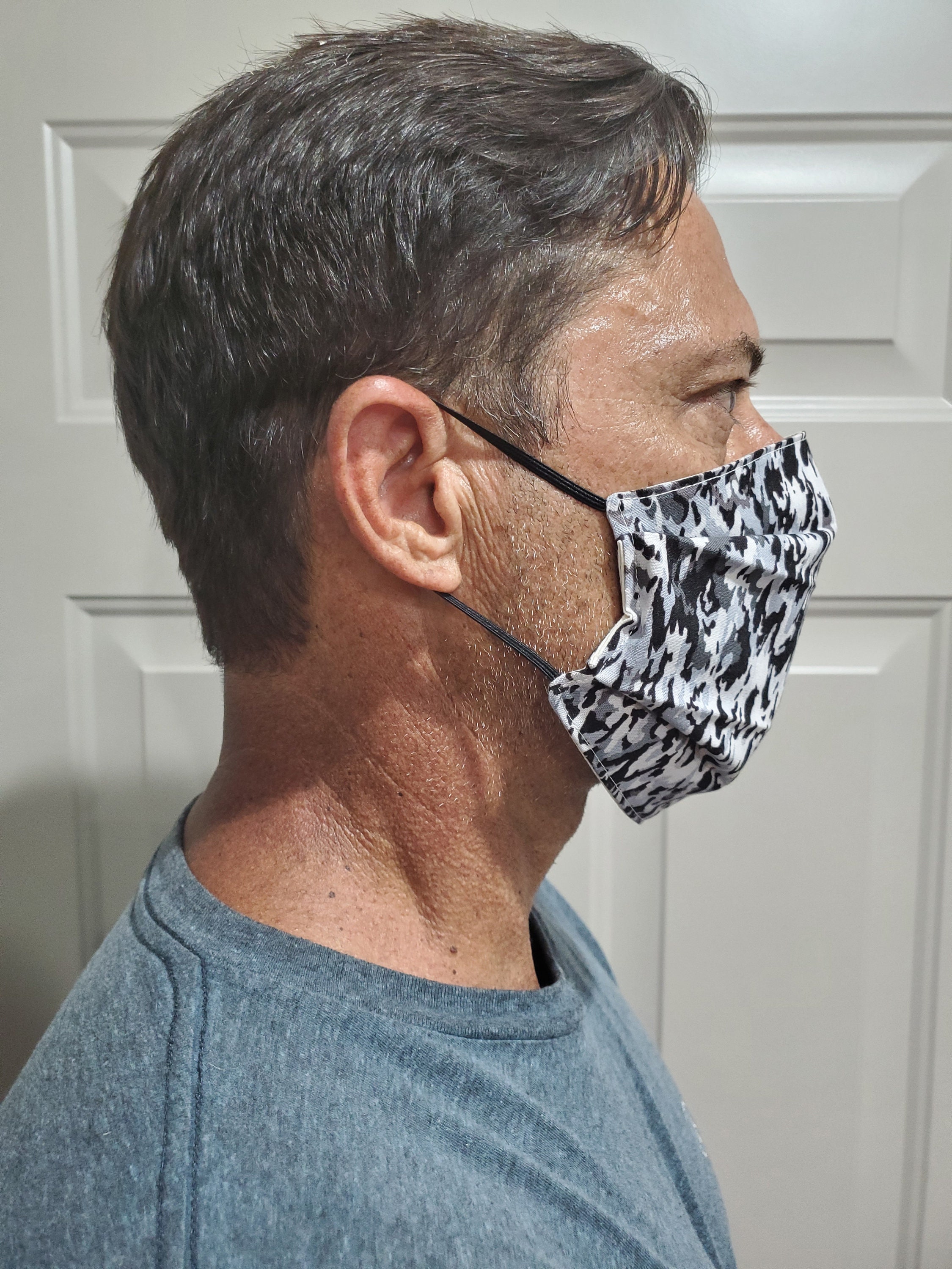 Brown Face Mask 100% cotton. Reusable and Washable. Adult | Etsy