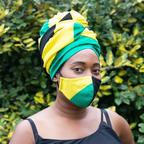 Jamaican Flag Face Mask Protective Covering Washable Reusable - Etsy UK