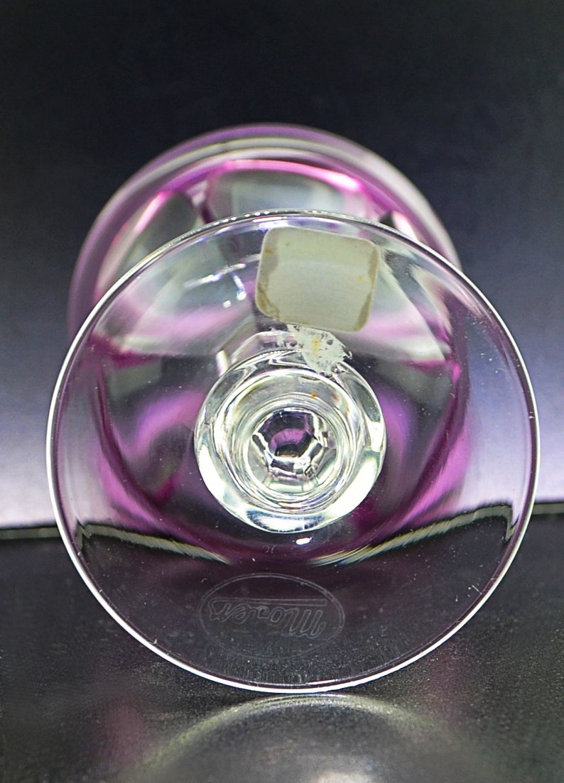 Never Used Moser Crystal "lady Hamilton" Rose Wine Glass With Original ...