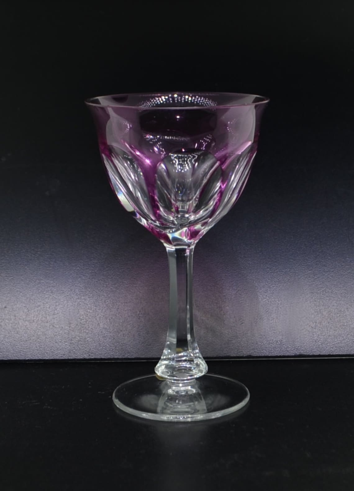 Never Used Moser Crystal "lady Hamilton" Rose Wine Glass With Original ...