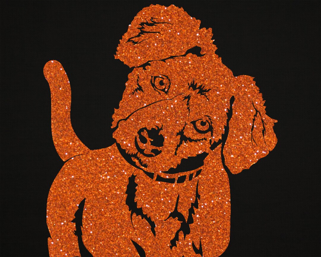 DIY Glitter Pet Portrait | Stencil Canvas Art - Etsy